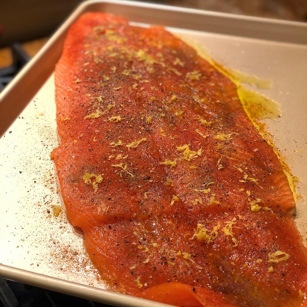 Lemon Butter Side of Salmon - For The Perfect Bite